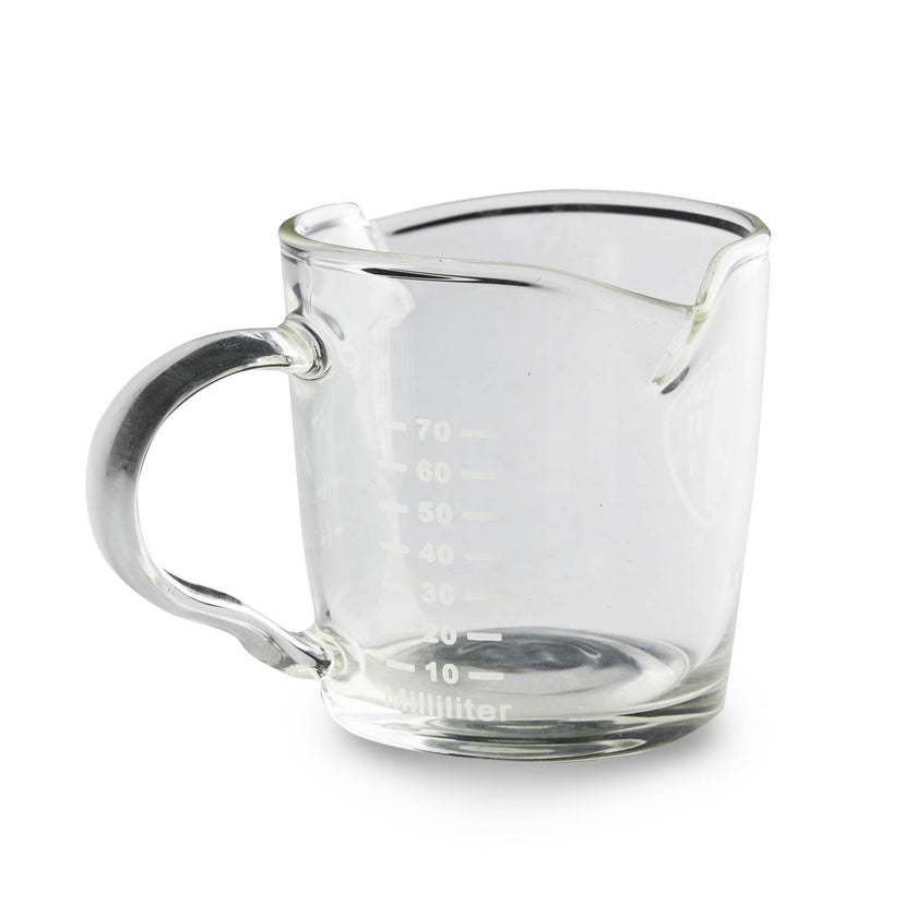 LUCCA Shot Glass | Double-Spout 3 oz Espresso Glass | Clive Coffee