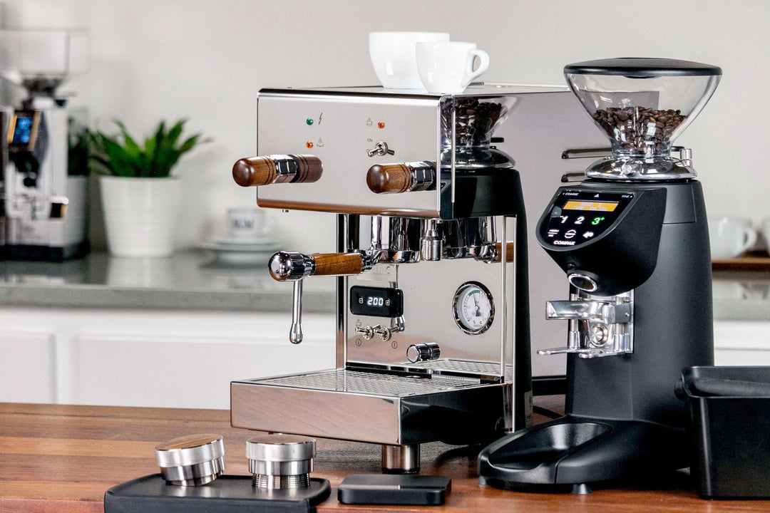 Wood Knob for Espresso Machines | Handmade Walnut | Clive Coffee